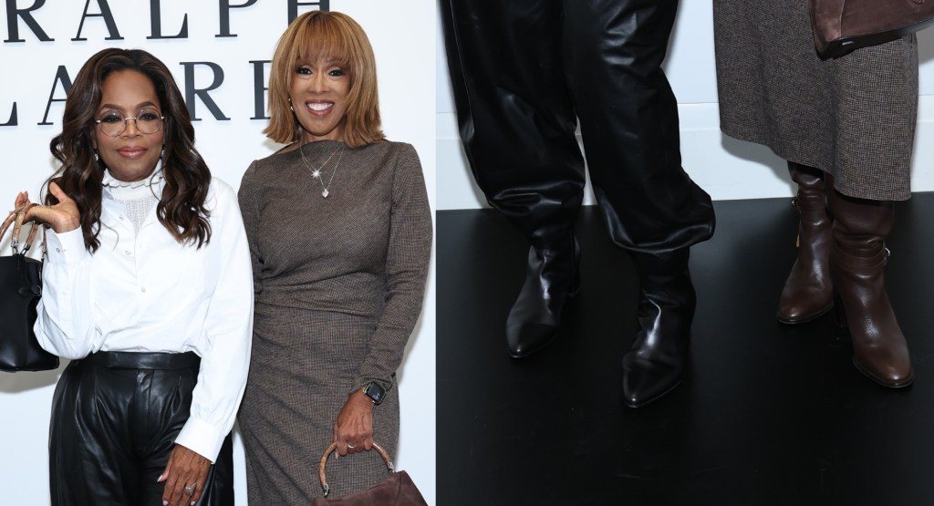 Oprah and Gayle King Coordinate Sleek Leather Boots for Ralph Lauren ...