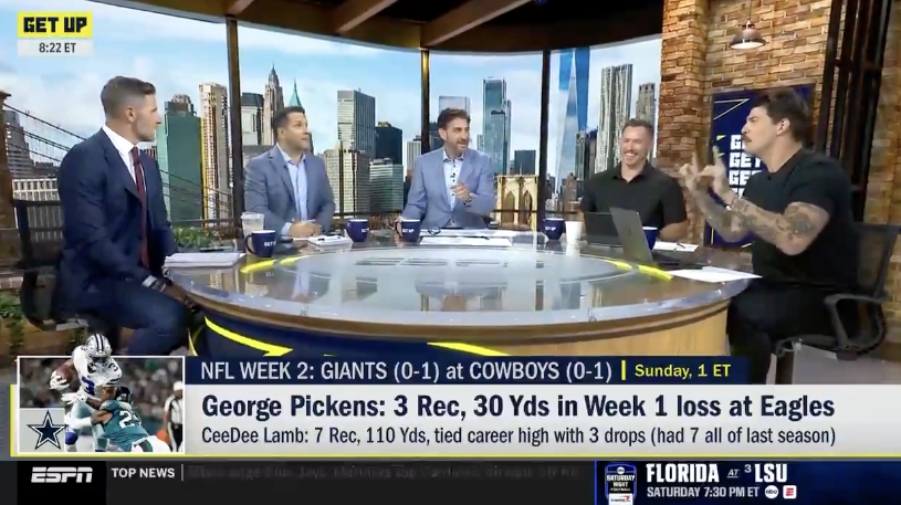ESPN stars reference infamous on-air moment