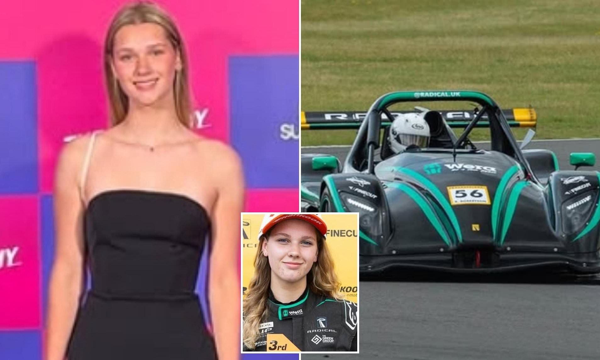 Teenager Robertson really is in the fast lane as she makes F1's Rookie ...