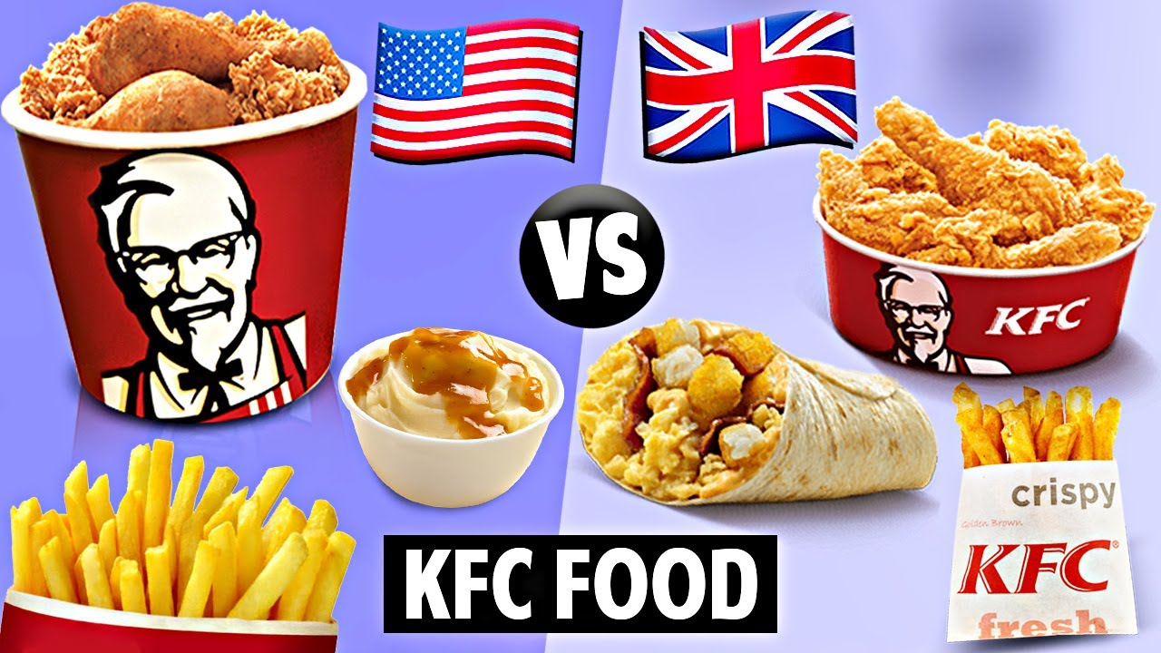 American vs. British KFC Food