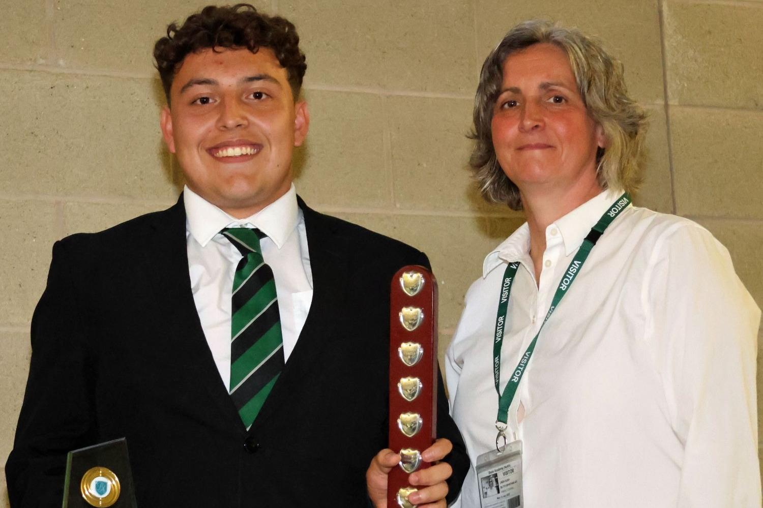 Bede Academy in Blyth hands out awards for its top students in sport