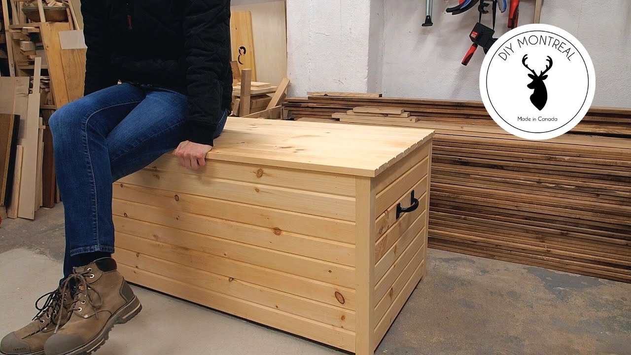 Create an elegant wooden toy box today!