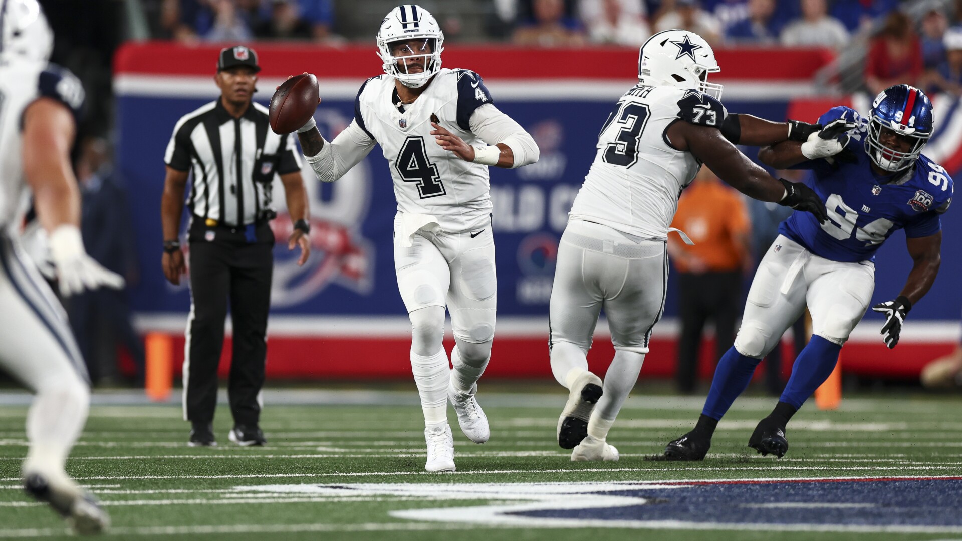Dak Prescott can win his 14th straight vs. Giants on Sunday, second ...