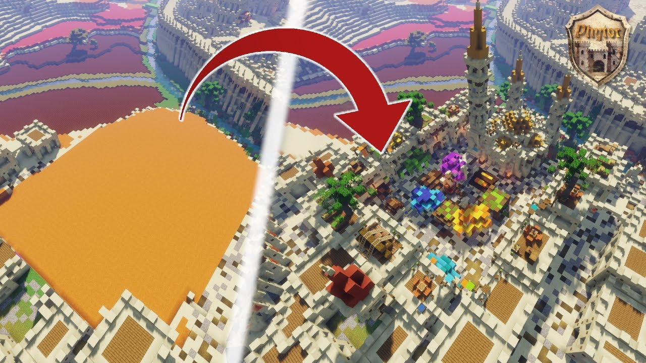 Minecraft: Arabic Market and Mosque Build