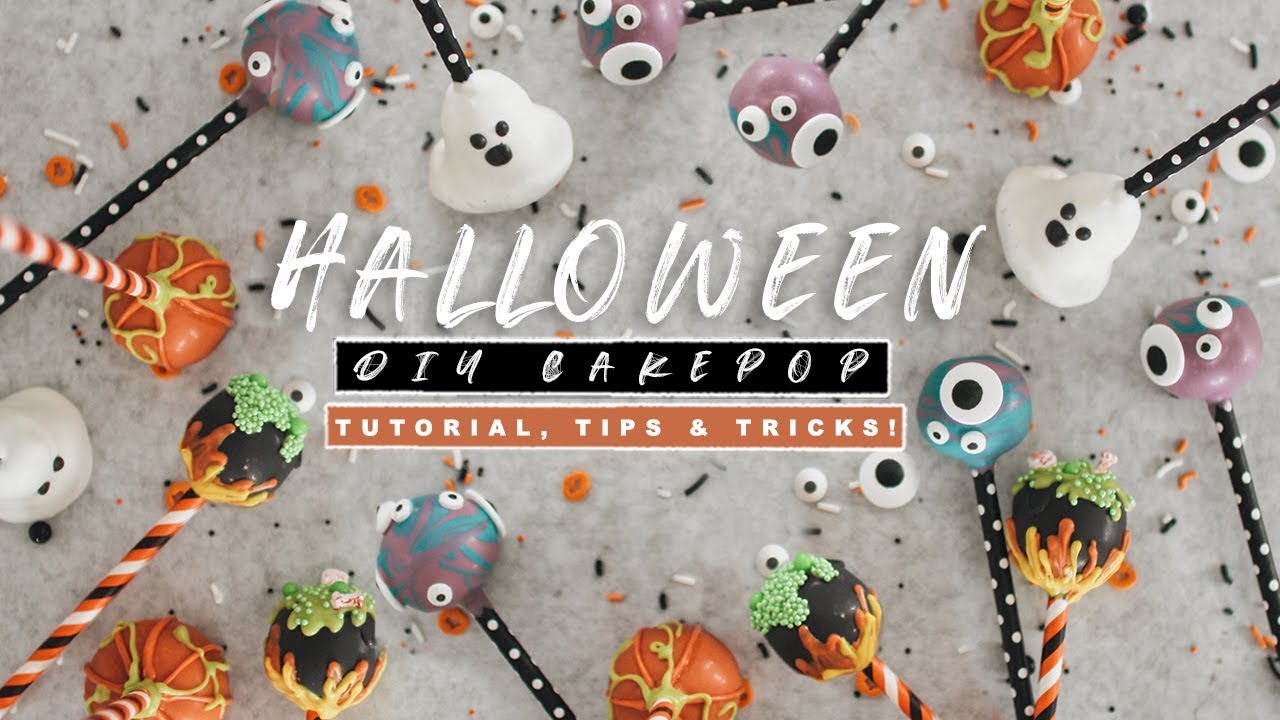 Get ready for Halloween with cake pops!
