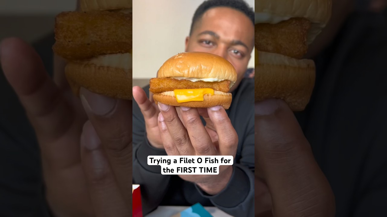 I tried the Filet-O-Fish for the first time!🐟