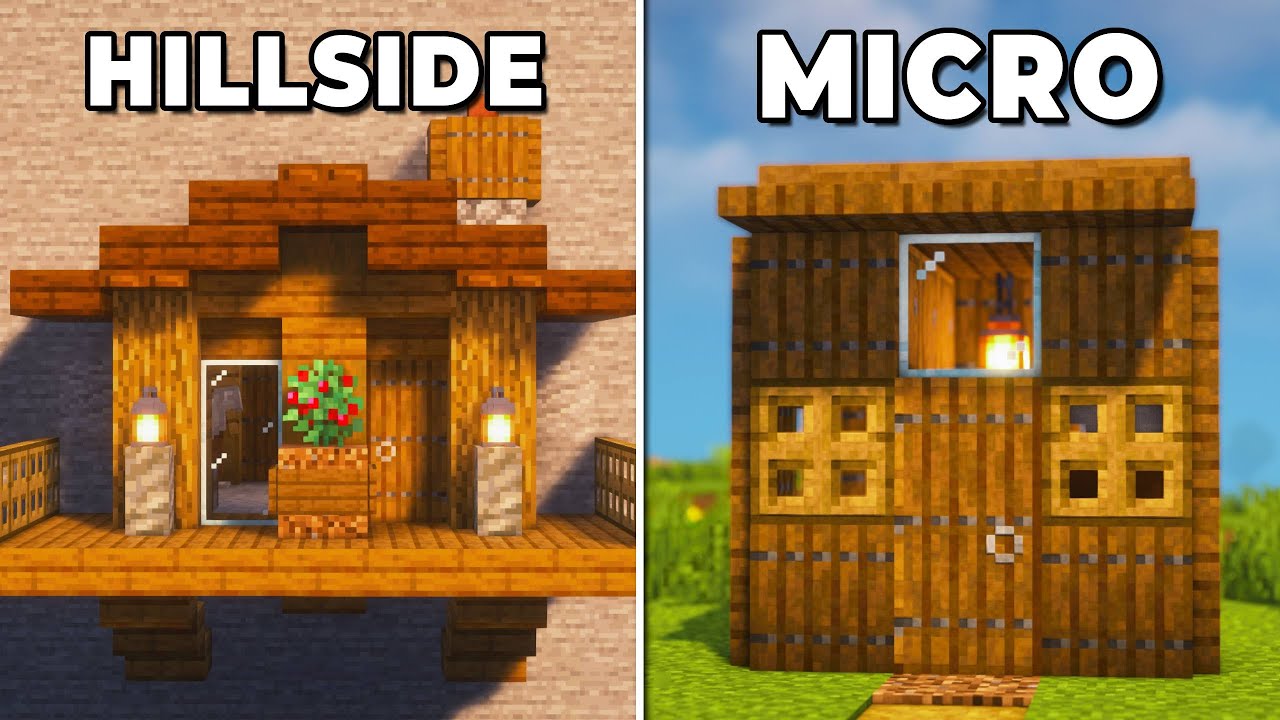 Three Simple Bases for Survival Minecraft