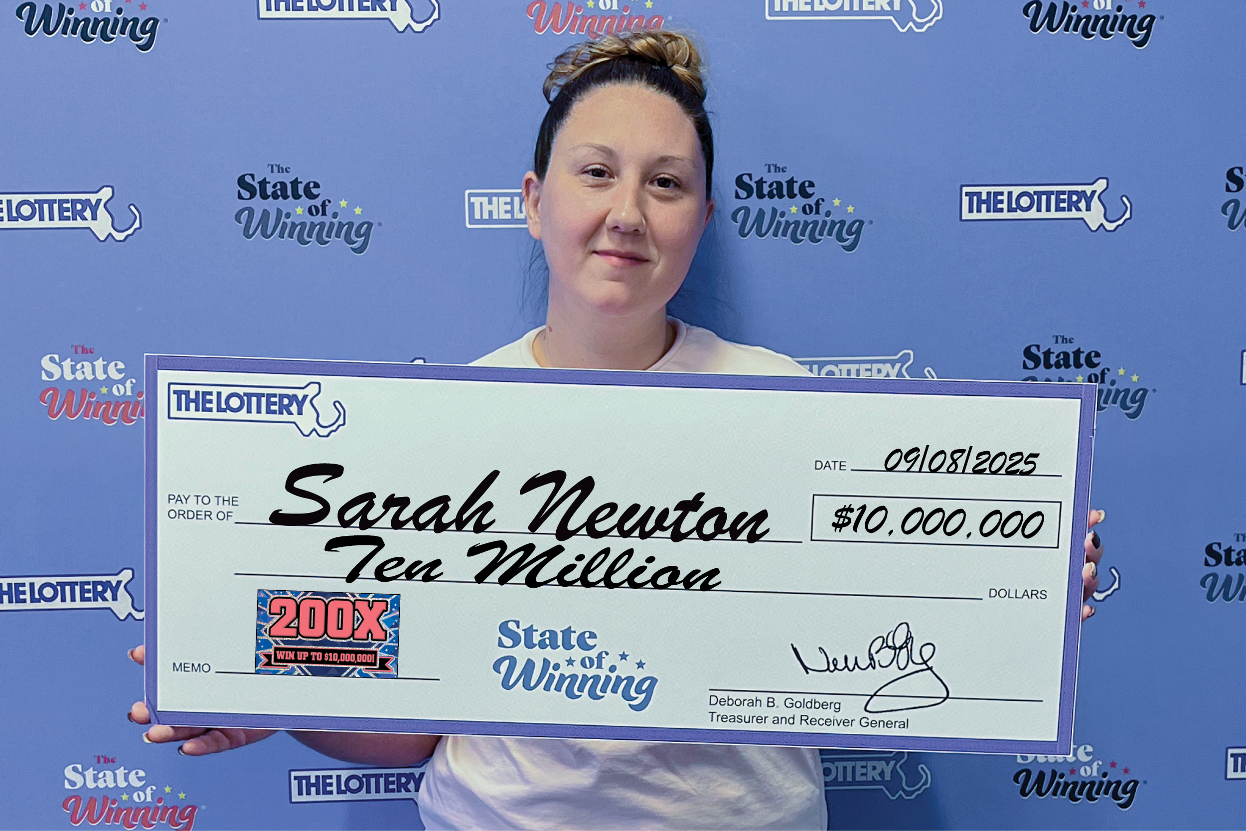 Massachusetts woman wins $10 million on scratch ticket