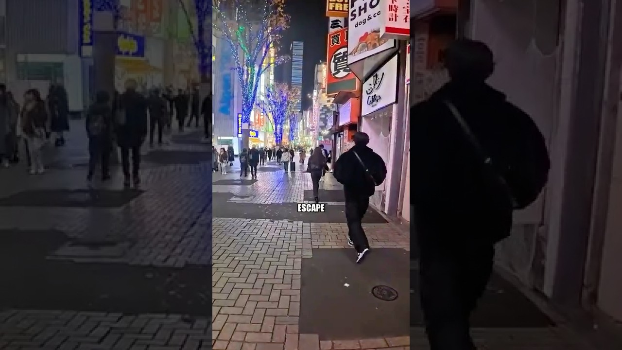 Creepy Japanese guys chasing girls?