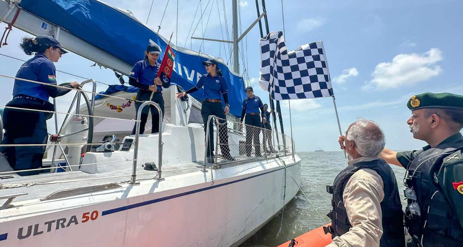 India's all-women tri-services sailing voyage begins