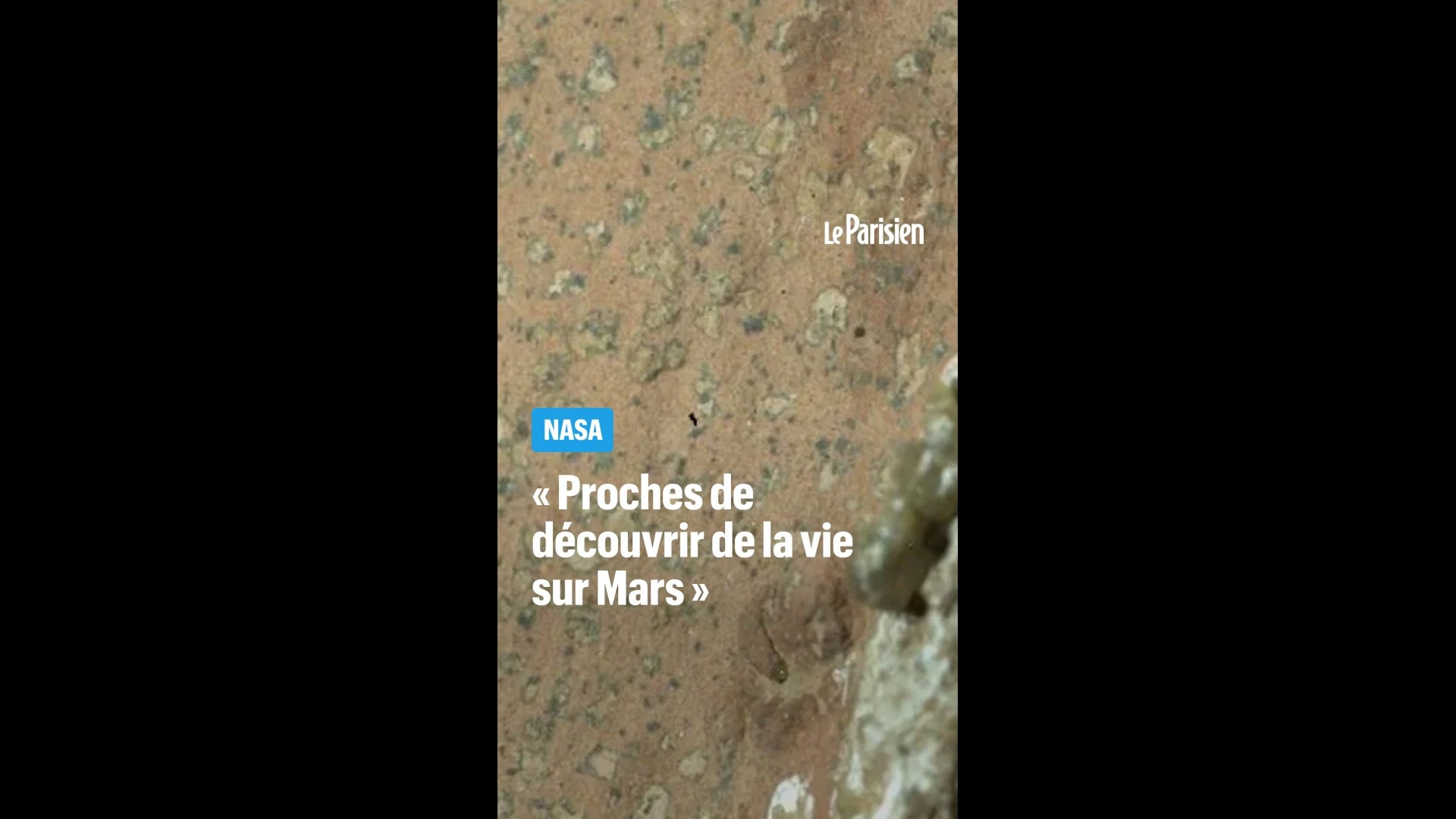 Nasa : la preuve d'une possible ancienne vie sur Mars