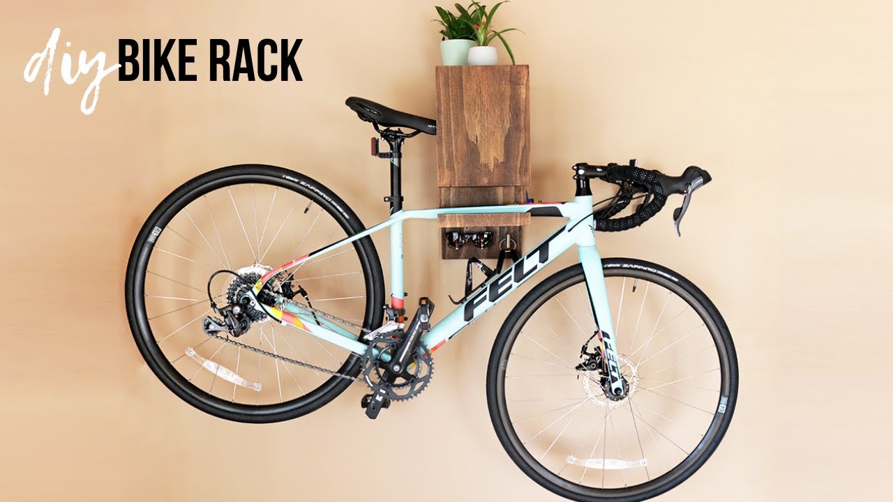 DIY bike rack + storage – easy build