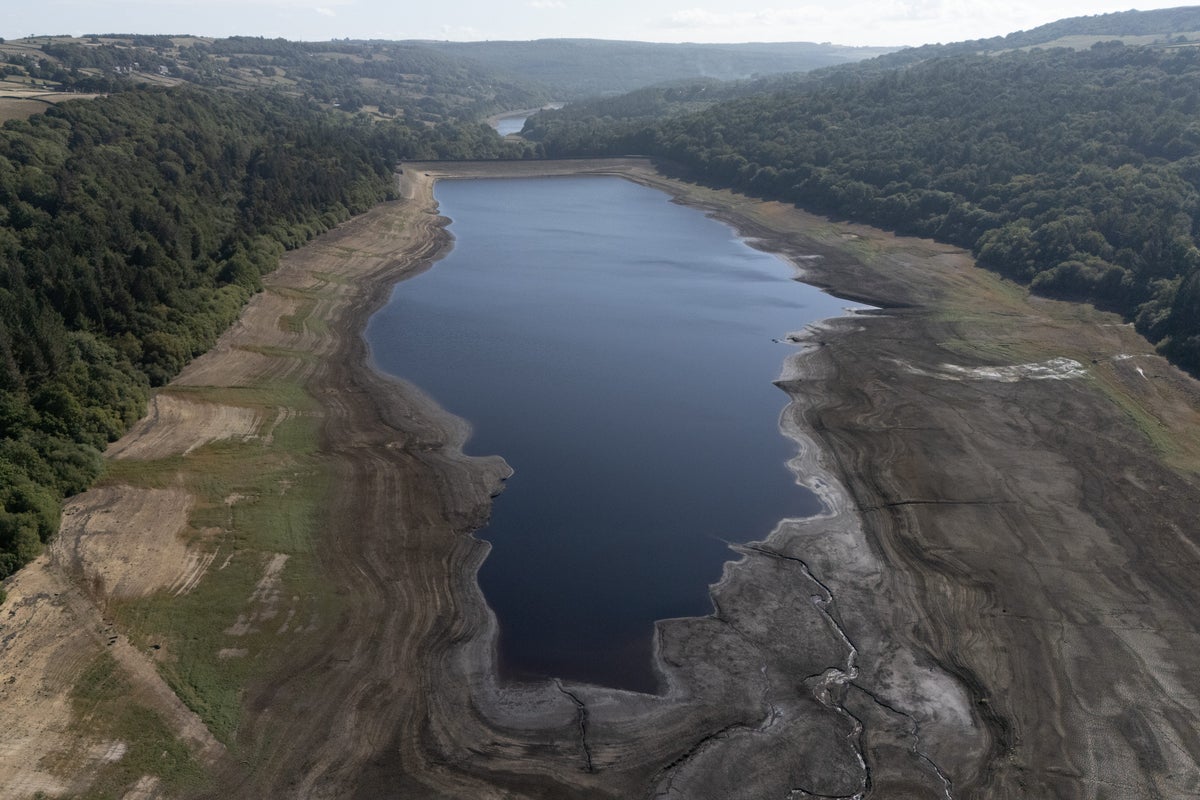 Reservoirs less than half full across 12 sites in England