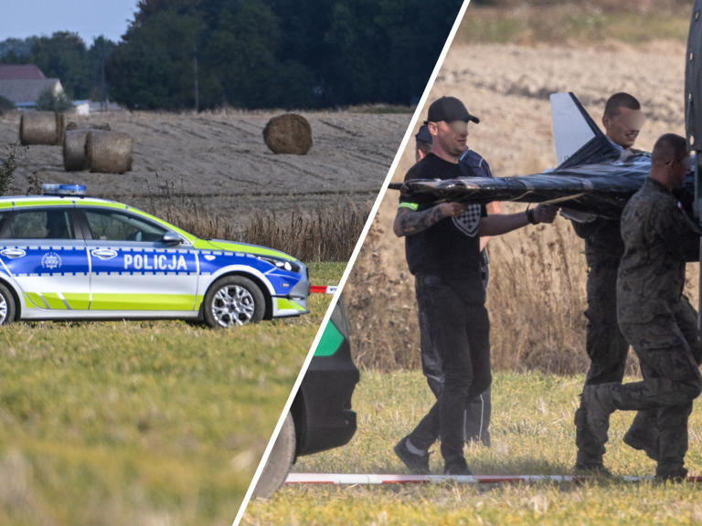 Rosyjskie drony spadły na Ziemię Świętokrzyską. Prokuratura odczytała oznaczenia
