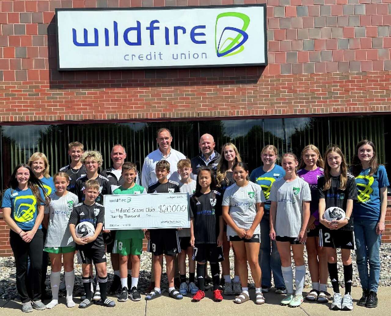 Wildfire Credit Union sponsors Midland Soccer Club, The Fusion