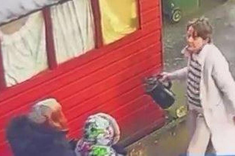 Shocking moment 'nasty' neighbour throws kettle of boiling water into ...