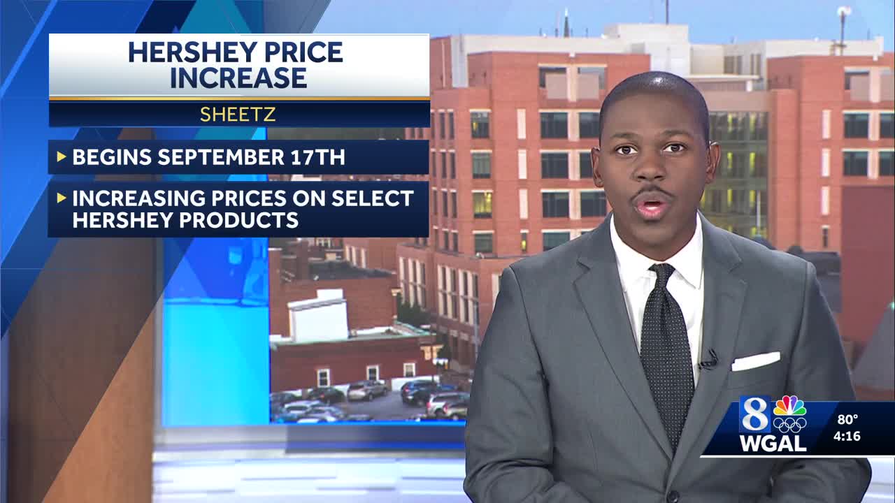 Sheetz to increase prices on Hershey candy bars