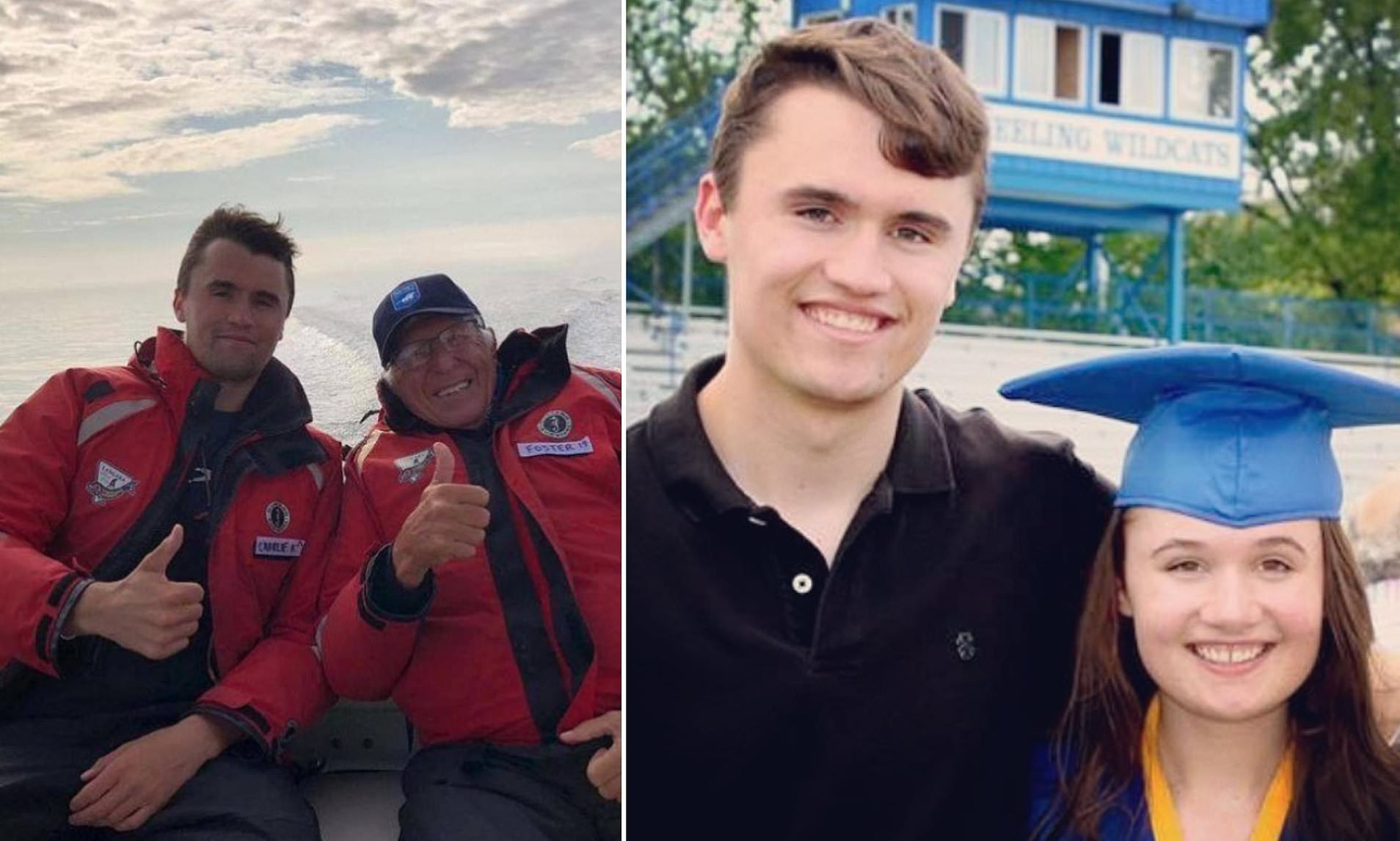 Who are Charlie Kirk's parents and who was his mentor Bill Montgomery?
