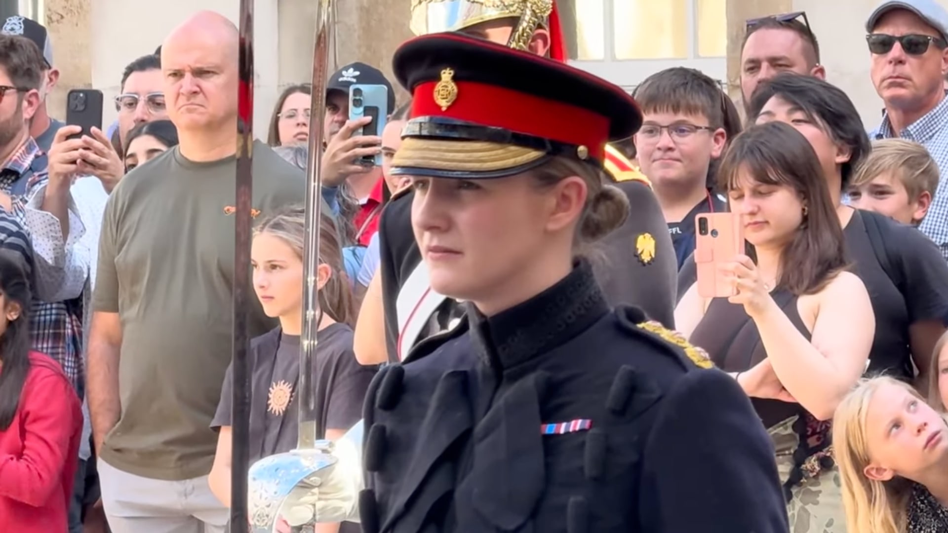 Princess Charlotte's 'magical' moment with army officer immortalised