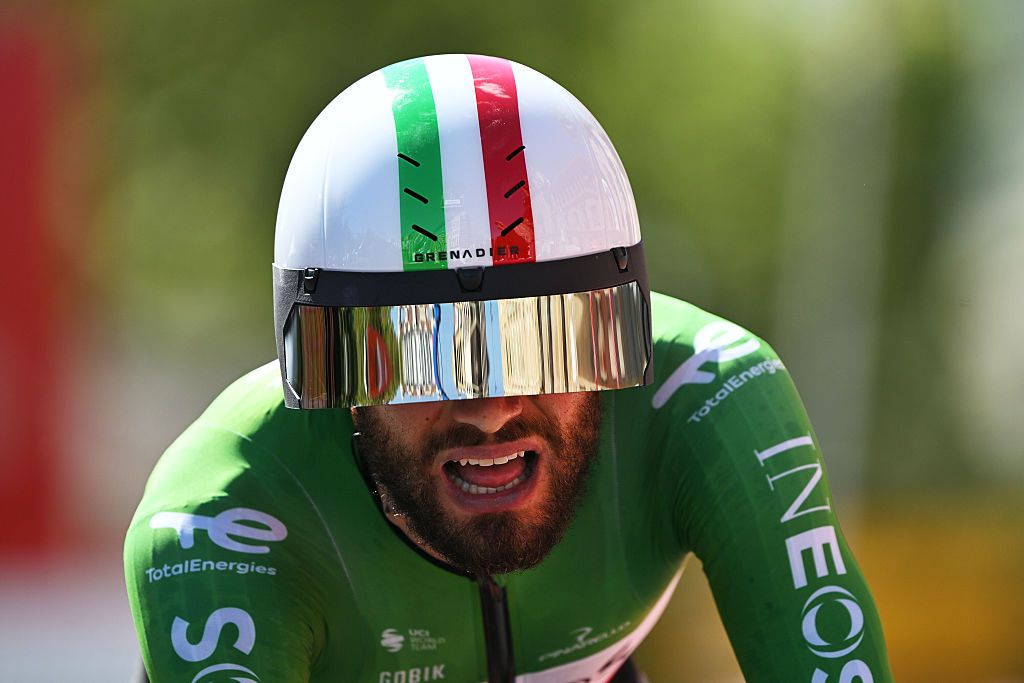 Vuelta a España stage 18: Filippo Ganna prevails over Jay Vine for victory in Valladolid time trial