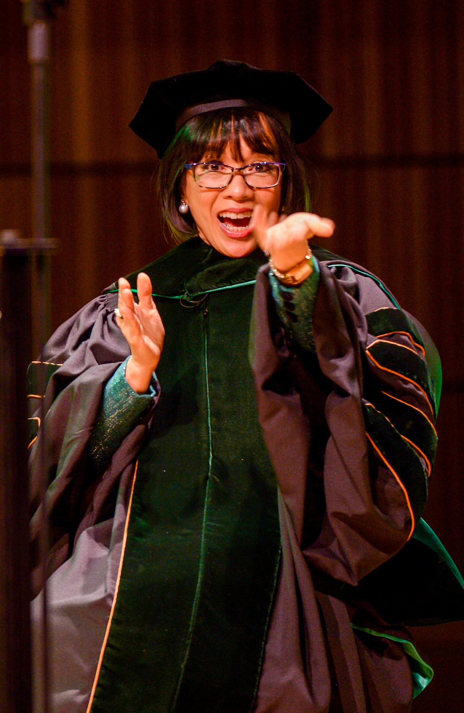 Longtime Utah Valley University president Astrid Tuminez is stepping down