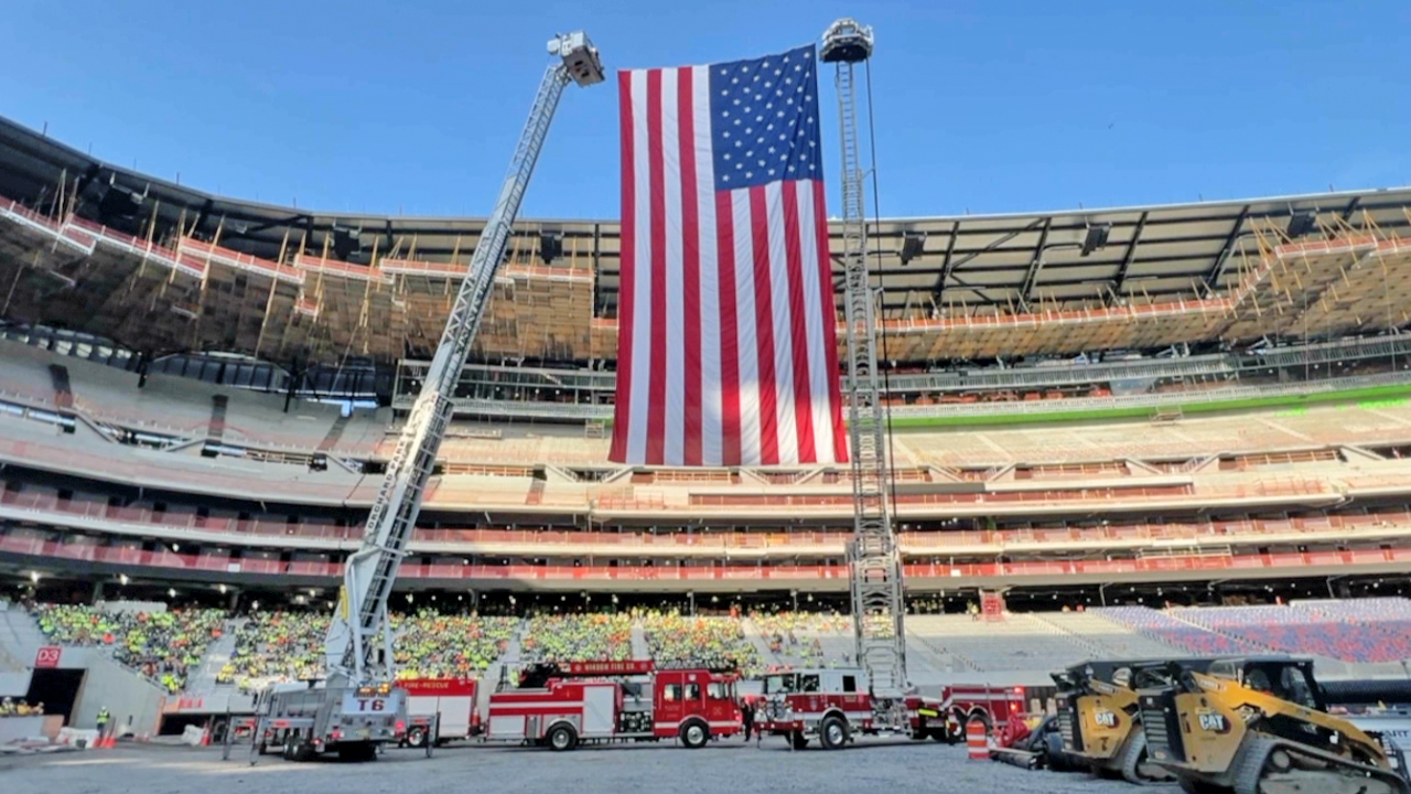 Hundreds gather at new Highmark Stadium construction site for 9/11 ...