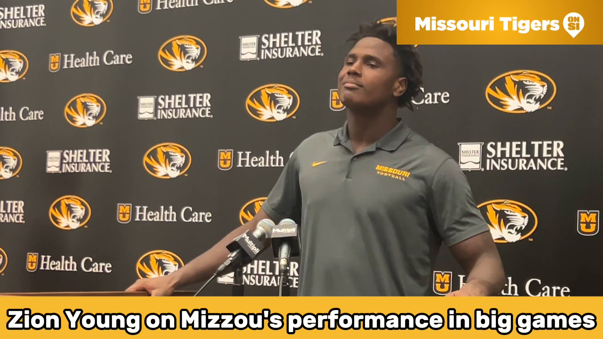 Mizzou EDGE Zion Young on Mizzou's Performance in Big Games