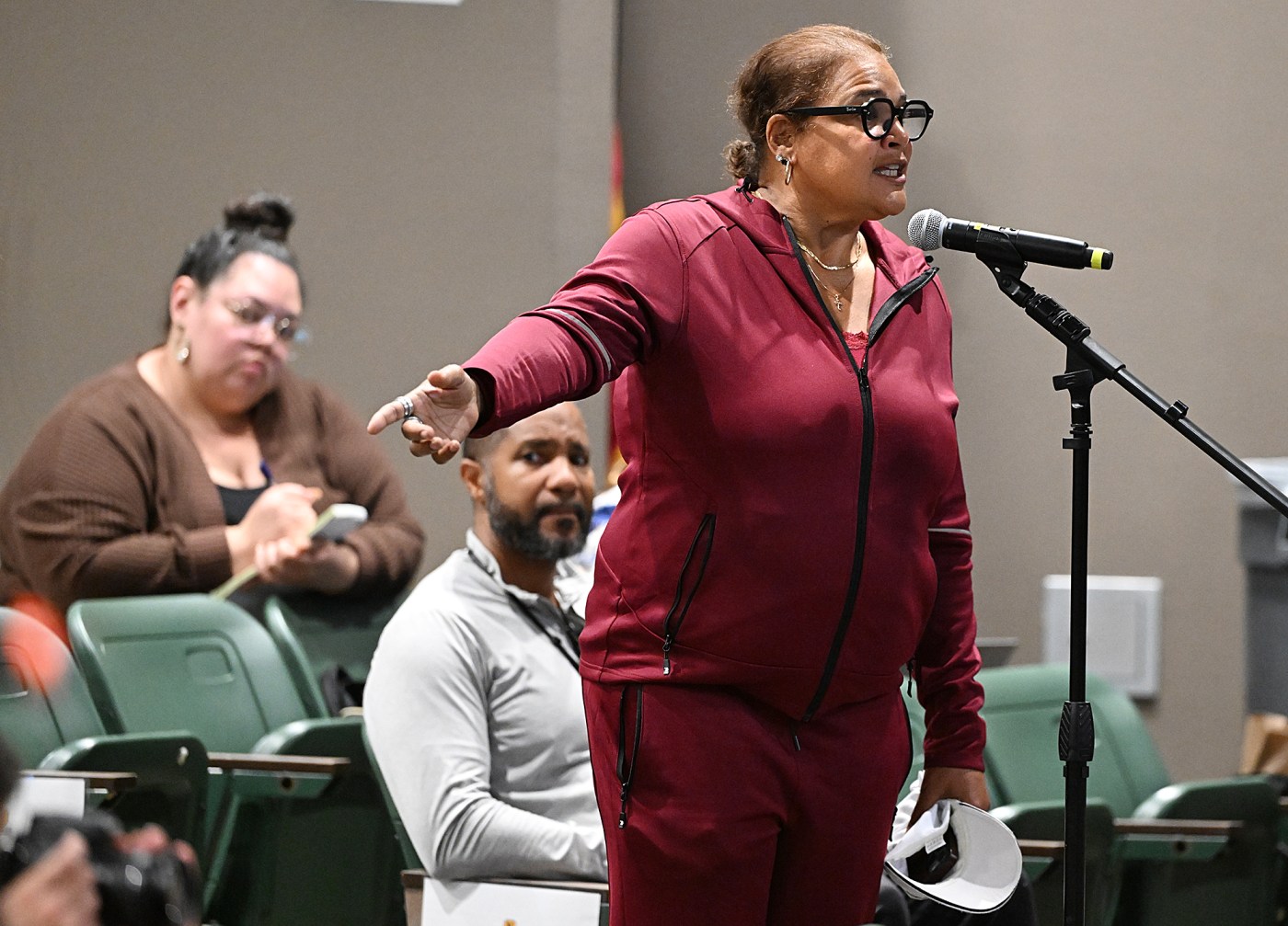 Parents, teachers center stage at town hall