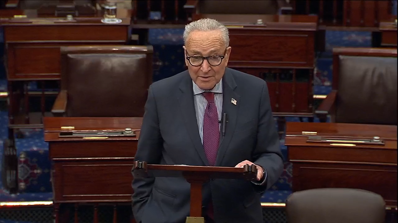 'A Sad, Regrettable Day For The Senate': Chuck Schumer Lambasts GOP ...