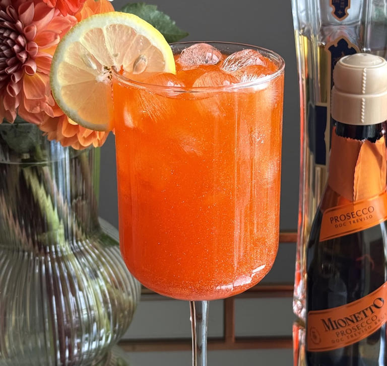 How To Make This 5-Minute 'Life Of A Showgirl' Aperol Spritz For Your ...