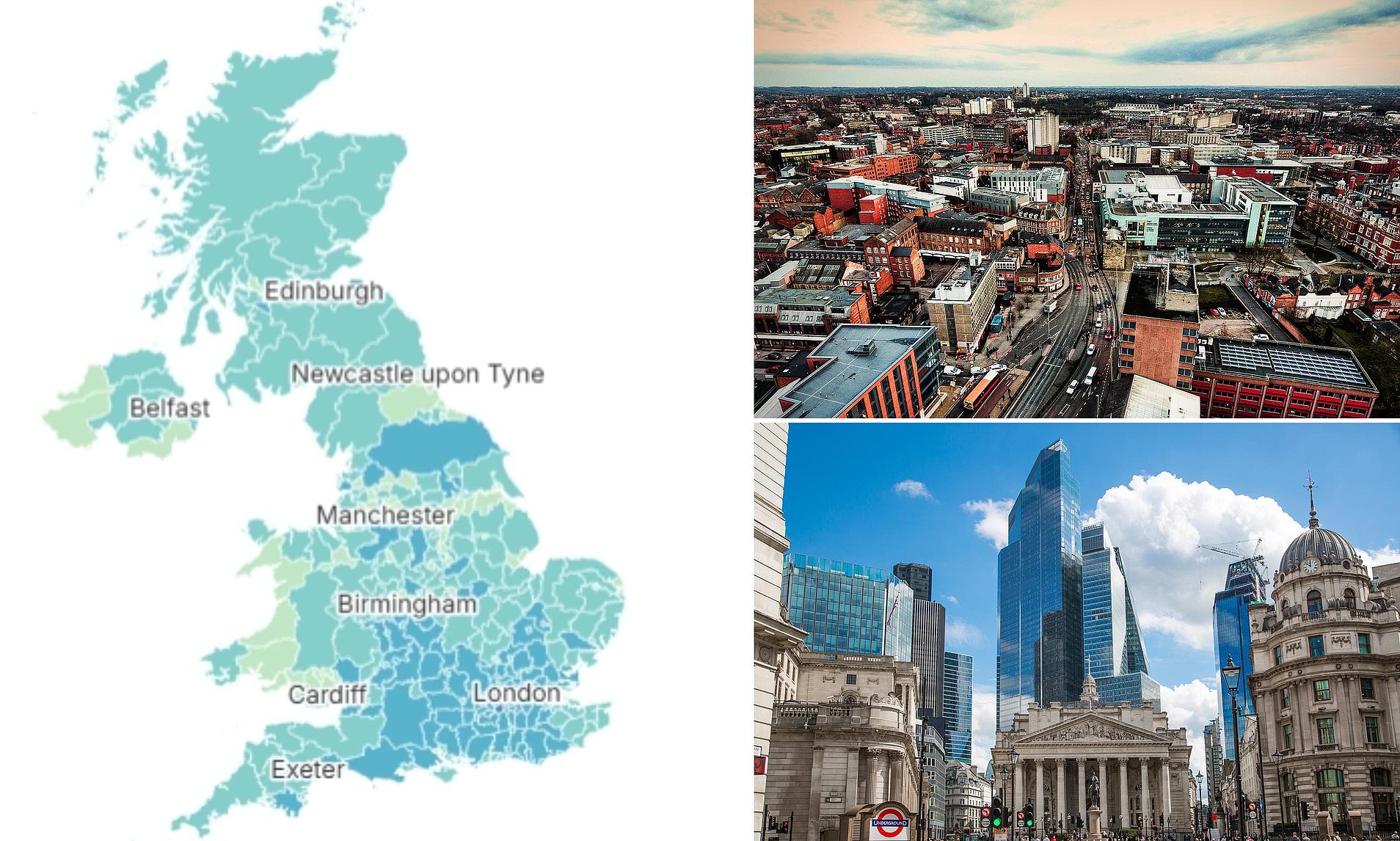 How well-off is YOUR local area? Map shows parts of UK with highest and ...
