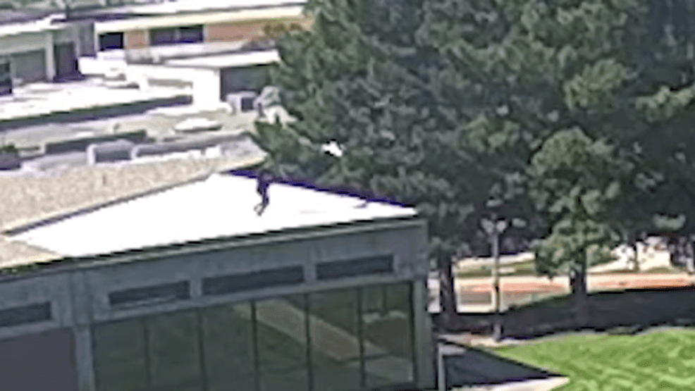 Video shows suspect in Charlie Kirk murder jump from building, move ...