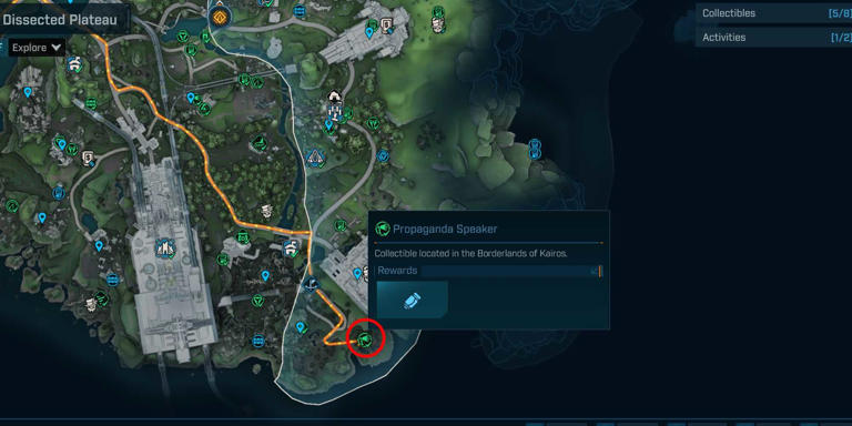 All Fadefields Propaganda Speakers in Borderlands 4