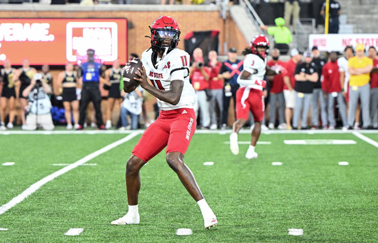 NC State football vs Wake Forest highlights: Wolfpack rallies to ...