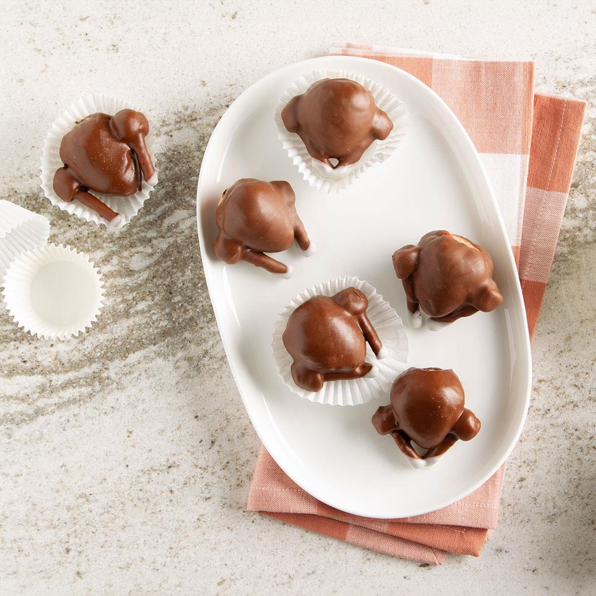 Chocolate-Covered Strawberry Turkeys