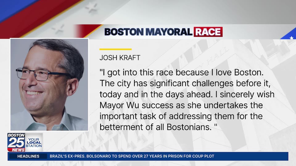 Boston Mayoral candidate Josh Kraft announces campaign suspension