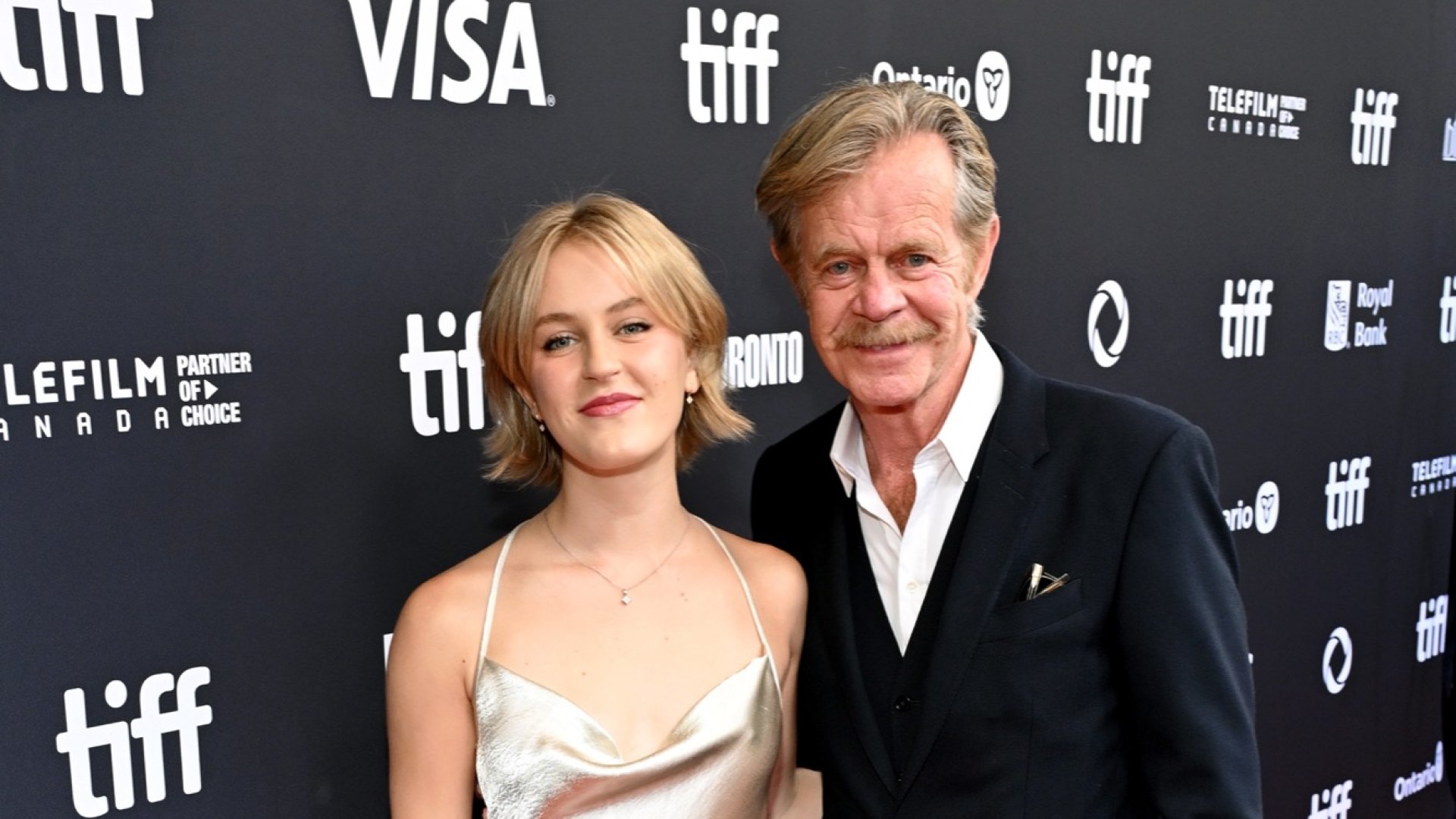 William H. Macy Makes Rare Red Carpet Appearance With Youngest Daughter