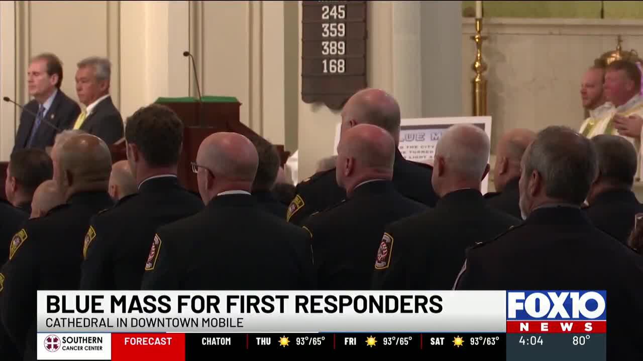 Blue Mass celebrated in Mobile in honor of first responders
