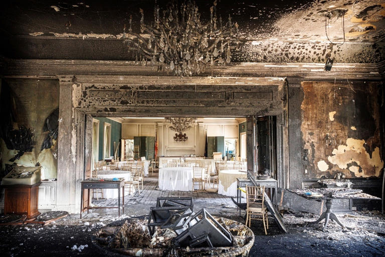 'Chilling' videos capture arson attack as it unfolded in governor’s mansion
