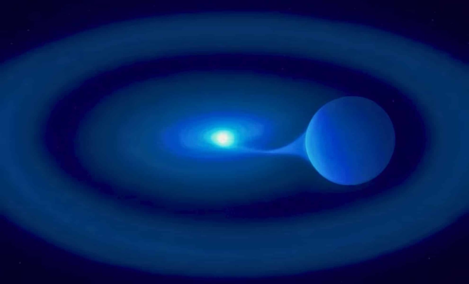 Astronomers Catch a White Dwarf in a Frenzied Act of Stellar Cannibalism