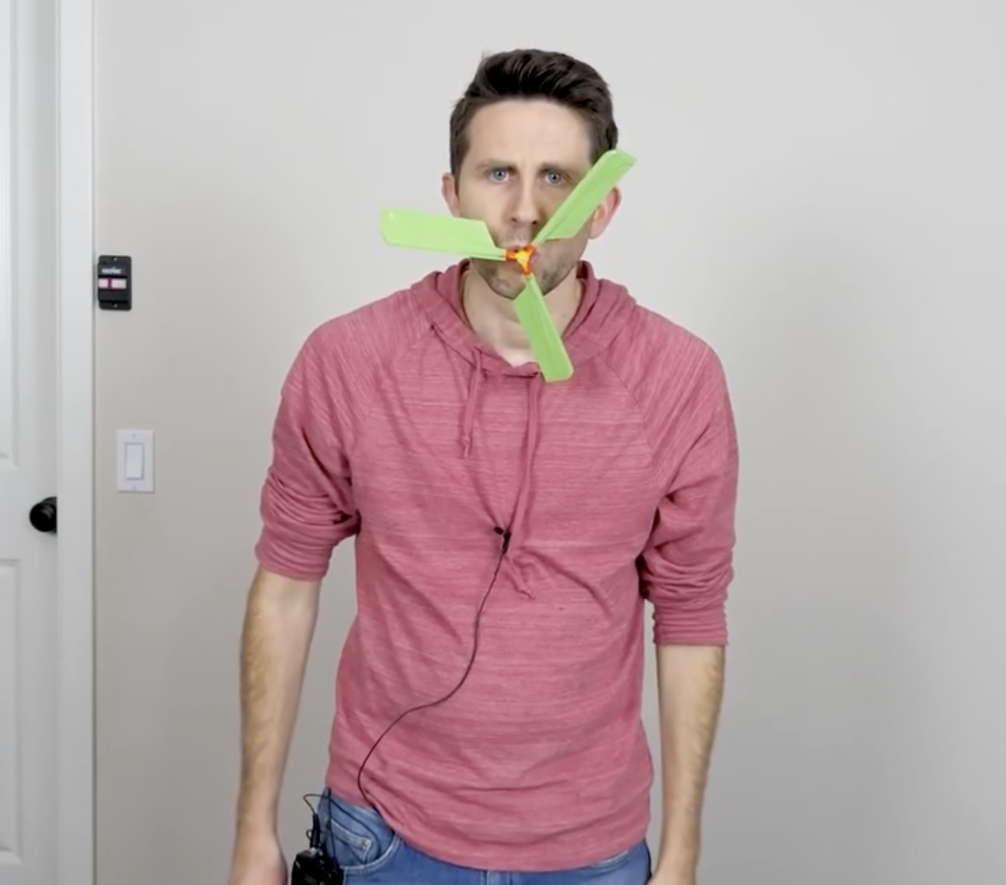 The curious case of the reverse sprinkler