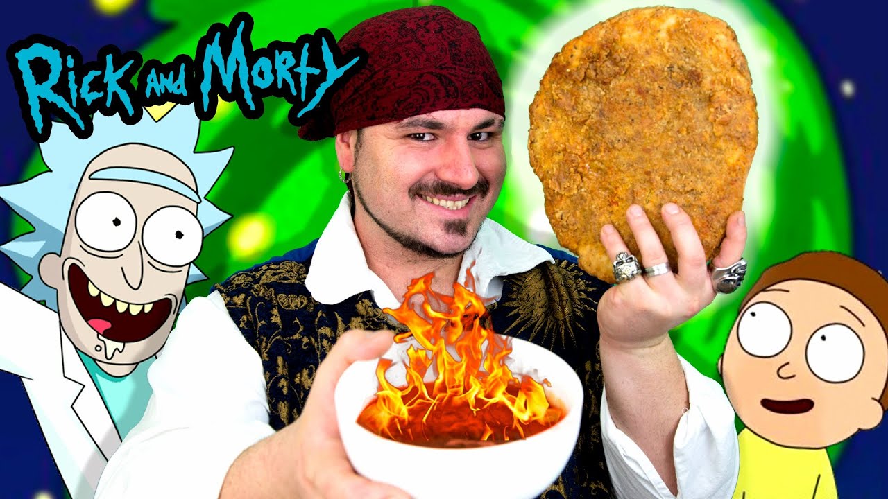 Probando la Salsa Szechuan Original de Rick y Morty