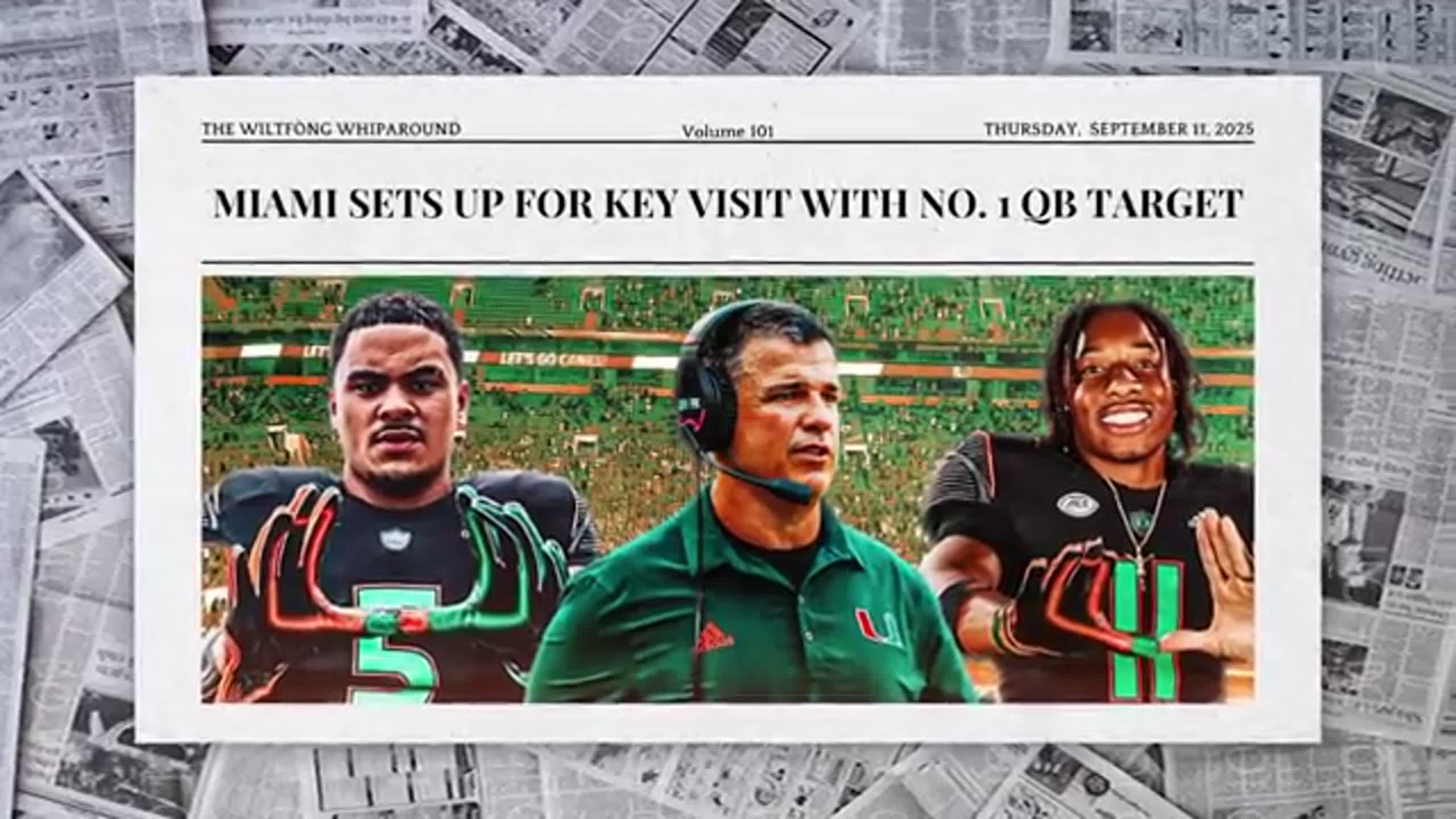 Miami Hosts No. 1 QB Target in 2027 Class | Big Name Visitors for ...