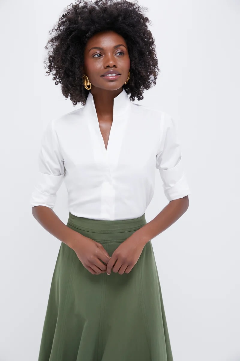 14 Chic Button Downs for Transitional Weather