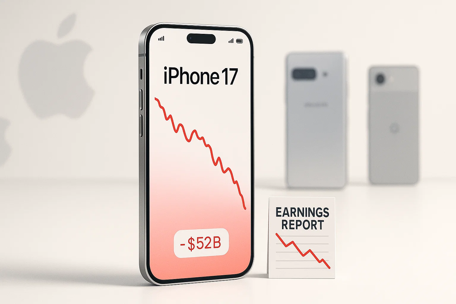 Apple Loses $52B Overnight After iPhone 17 Flops