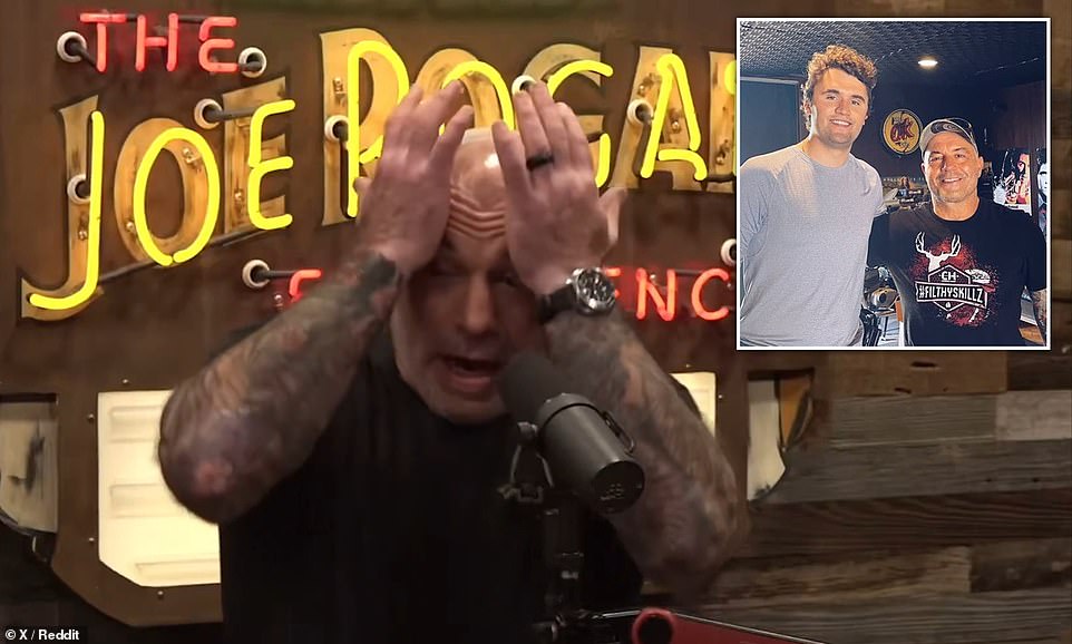 Joe Rogan's reaction to Charlie Kirk's assassination