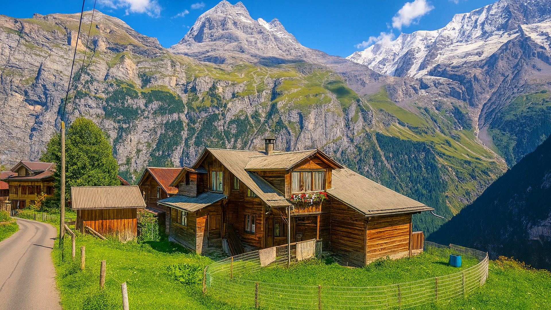 Explore Gimmelwald, Switzerland – A Car-Free Mountain Escape (4K)