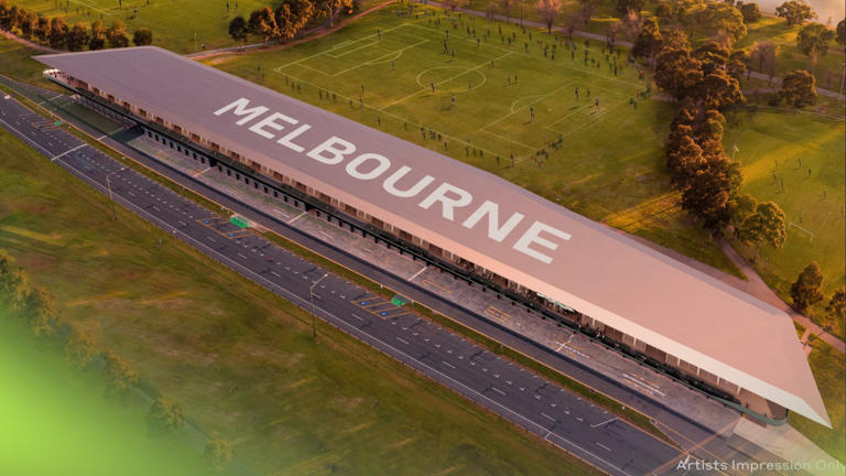 Revealed: First glimpse of lavish new Australian GP pit building