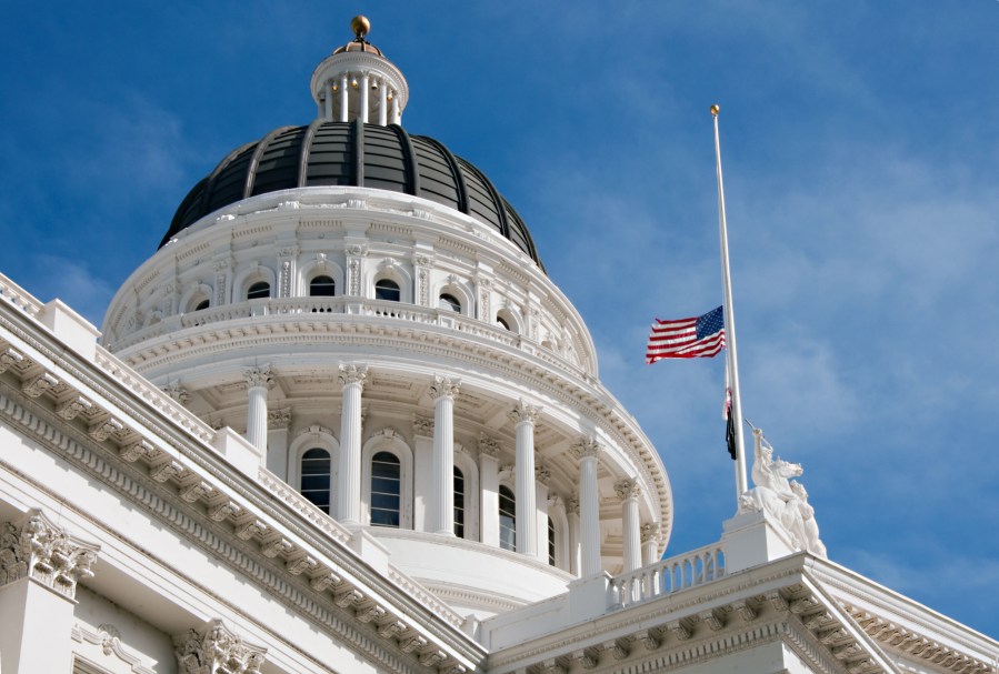 Capitol flags at half-mast for fallen Corcoran officer