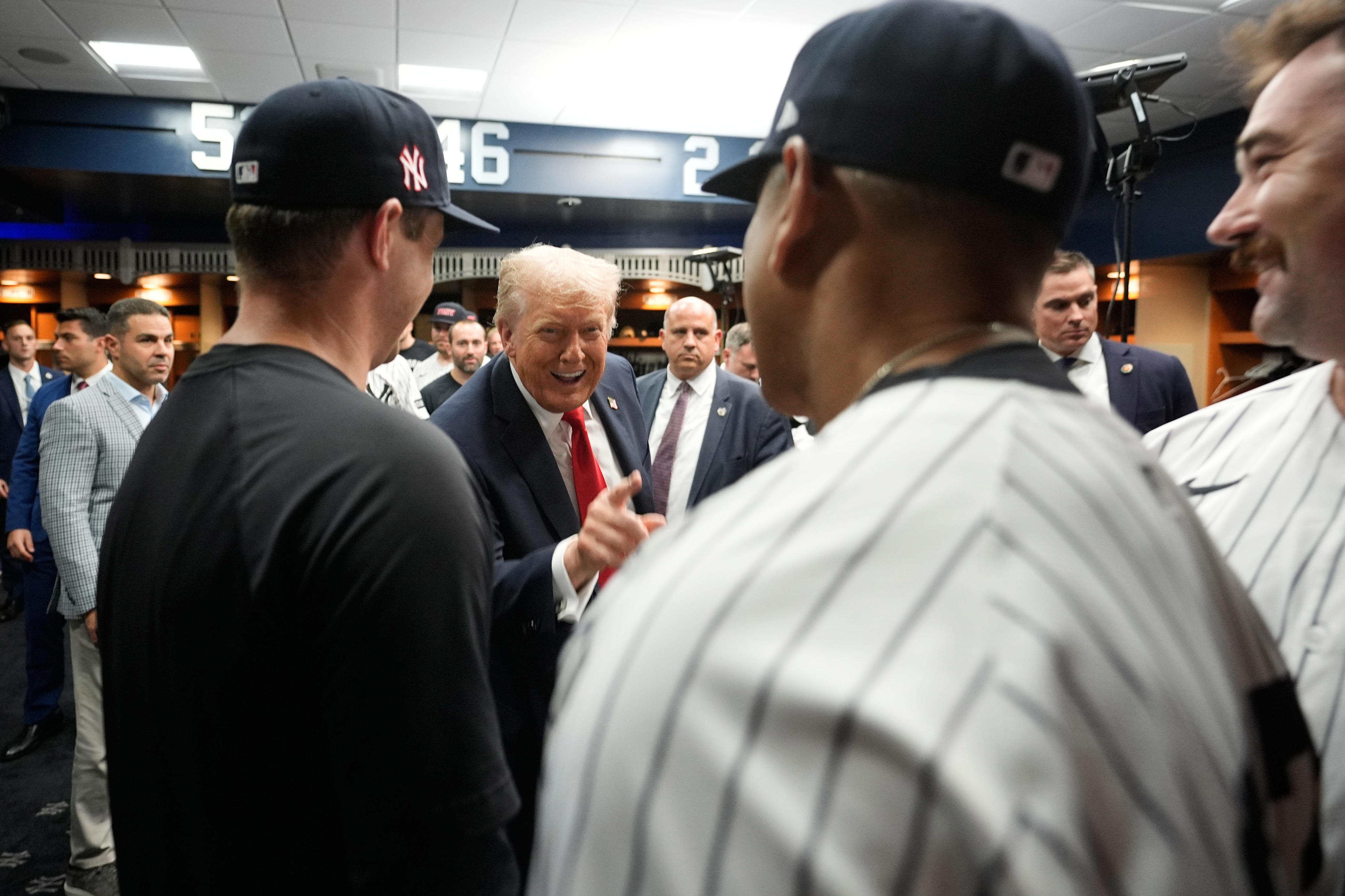 President Donald Trump attends Tigers-Yankees game on anniversary of 9/11